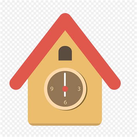 复古的布谷鸟时钟设计PNG图片素材下载 图片编号ybmrekjq 免抠素材网