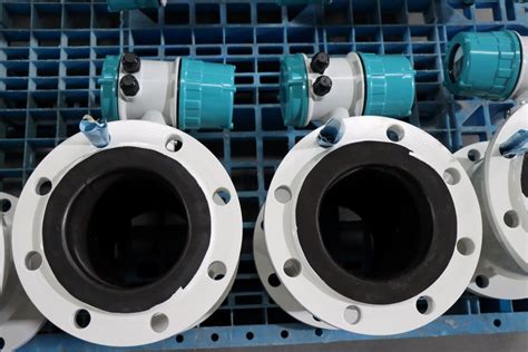 Electromagnetic Flow Sensor Hard Rubber Liner 4 20ma Output 6 Inch Water Flow Meter Aister