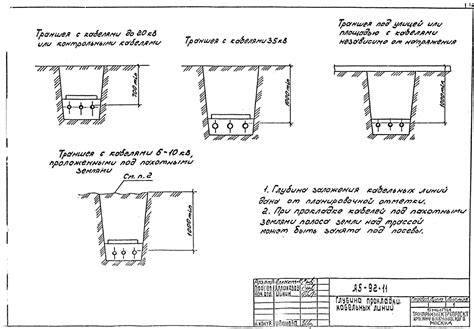 Минимальные расстояния между параллельно прокладываемые кабелями 20 стр