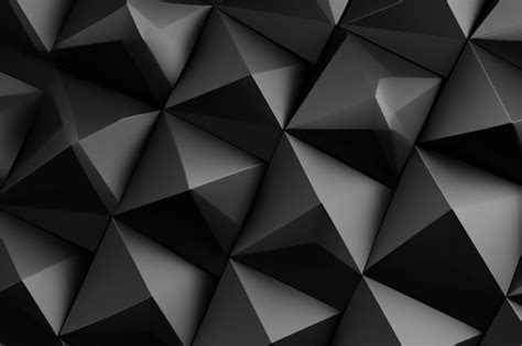 Premium Photo D Triangle Monochromatic Background