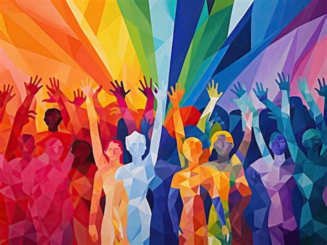 Premium Ai Image Digital Illustration Artwork Of Unity Between Two