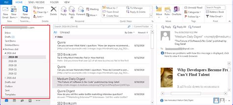 how to import email folder structure from thunderbird to pst