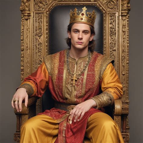 Rapper Yeat Also Known As Noah Oliver Smith As King Baldwin Iv Holding