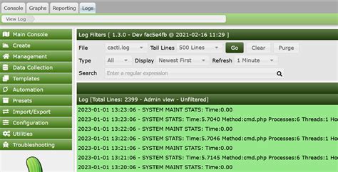 130 Qa Going To The Clog Tab And Pressing The Tab A Second Time