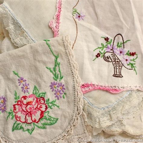 Embroidered Linens Vintage Embroidery Vintage Linens Vintage