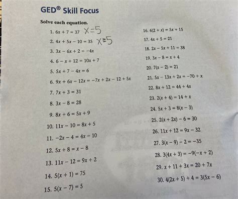 Solving Multi Step Equations Worksheet Hard Printable PDF Template