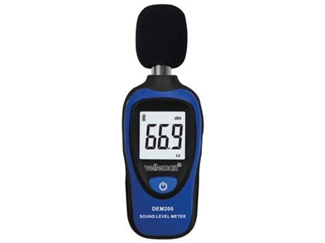 Compact Sound Level Meter With LCD Display 30 130dB Kiwi Electronics