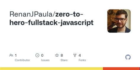github renanjpaula zero to hero fullstack javascript