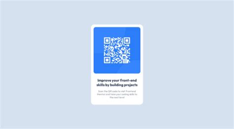 Frontend Mentor Responsive Qr Code Component Using Html And Css Coding Challenge Solution