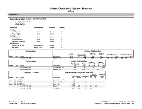 system component selection pdf