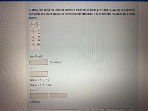 Solved 5 A Drag And Drop The Correct Answers From The