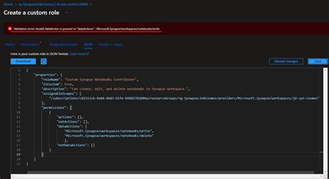 Custom Synapse Role Subset Of Synapse Contributor Microsoft Qanda