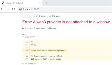 error a web3 provider is not attached to a window · issue 14 · openzeppelin starter kit gsn