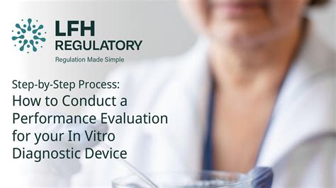 Performance Evaluation For Ivd Devices Step By Step