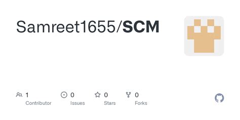 GitHub Samreet SCM
