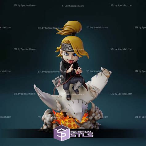 Deidara Naruto Shippuden Chibi 3d Printer Files Specialstl
