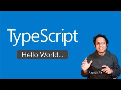 TypeScript Beginner Tutorial St Program Hello World YouTube