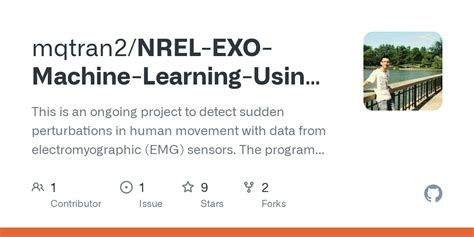 Github Mqtran2nrel Exo Machine Learning Using Emg This Is An
