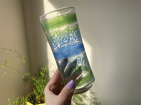 Vintage Libbey Glasses Set Of 8 With Carrier Mid Century Etsy