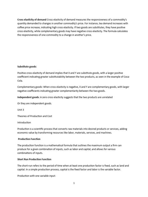 Elasticity Pdf Production Function Elasticity Economics Elasticity Pdf Production Function Elasticity Economics