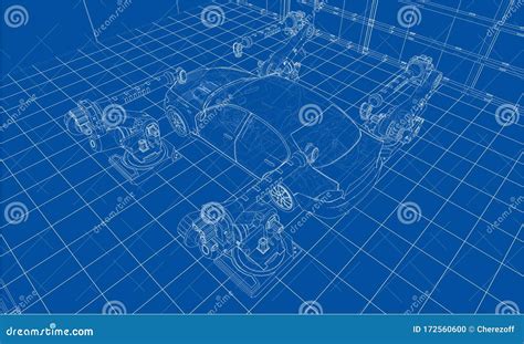Assembly Of Motor Vehicle Vector Stock Vector Illustration Of Hand