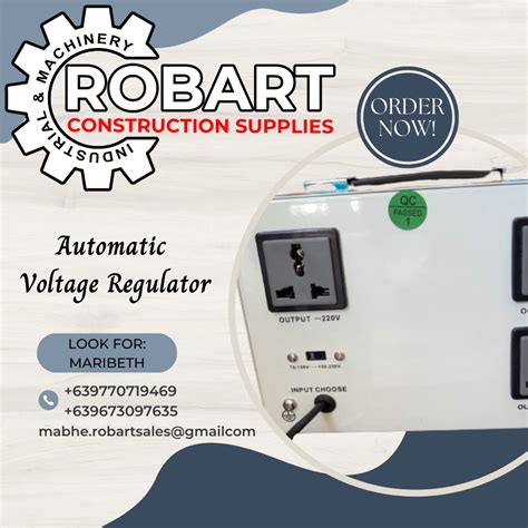 Automatic Voltage Regulator Commercial And Industrial Construction Tools And Equipment On Carousell