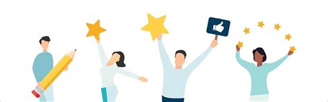 고객 피드백 평가 온라인 설문조사 개념 고객 경험을 평가하고 리뷰를 작성하고 피드백을 남기는 사람들 그룹 클라이언트 사용자 만족도 격리된 플랫 벡터 일러스트레이션 Brand