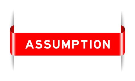 빨간색 삽입된 레이블 배너와 흰색 배경에 단어 가정이 있는 경우 1에 대한 스톡 벡터 아트 및 기타 이미지 1 결정 과학 연구 Istock