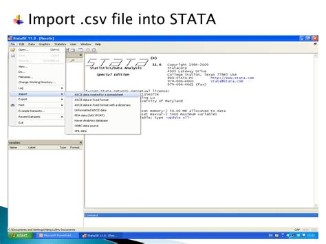 Ppt User Guide Of Regression In Stata Powerpoint Presentation Free Download Id5365693
