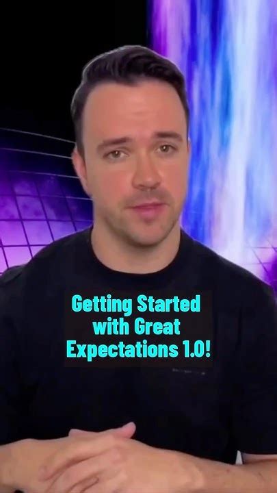 Getting Started With Great Expectations 10 Python Programming Greatexpectations Youtube