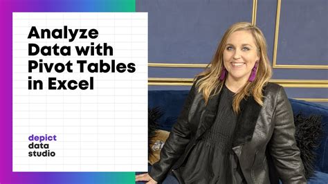 How To Analyze Data With Pivot Tables In Excel Youtube
