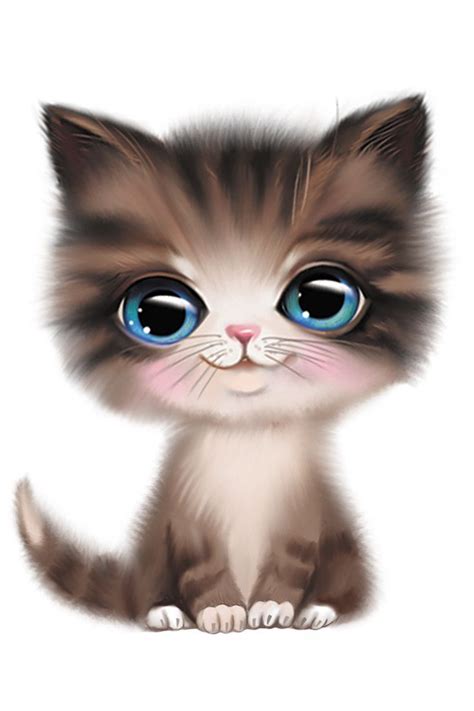 Lovely cats Милые котики PNG Иллюстрации кот Милые котики