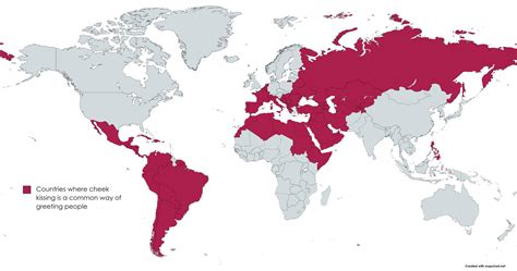 Countries Where Cheek Kissing Is A Common Way Of Greeting People R
