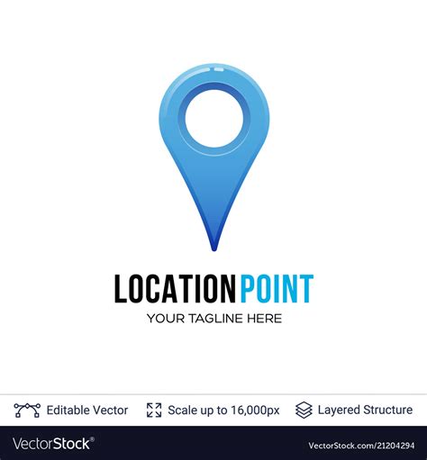 Map Location Pointer Royalty Free Vector Image