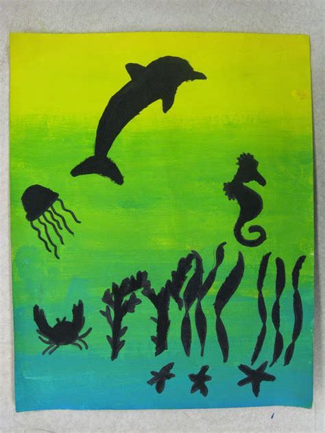 Miss Youngs Art Room 6th Grade Analogous Color Paintings