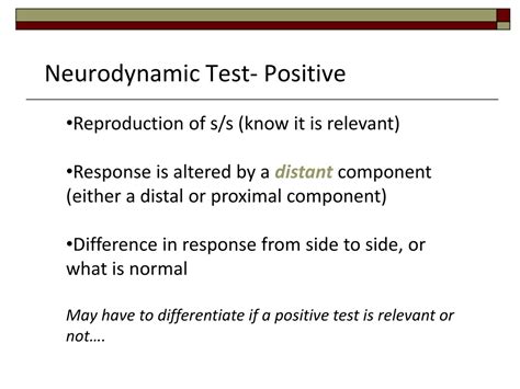 Ppt Clinical Neurodynamics Handbook Assessment And Treatment