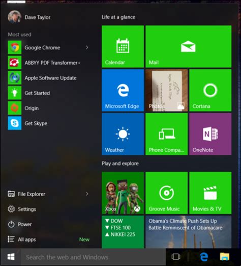 Can I Resize My Windows 10 Start Menu