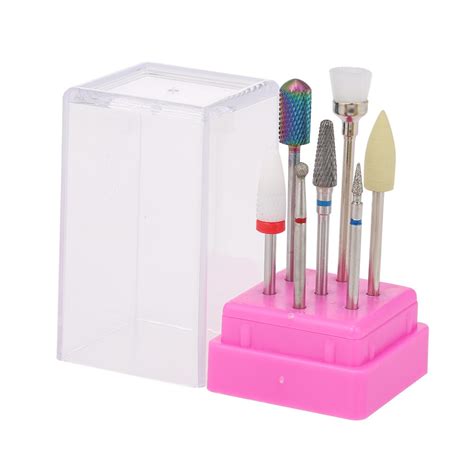 7 Stuks Nail Drill Bits Set Voor Pedicure And Manicu Vicedeal