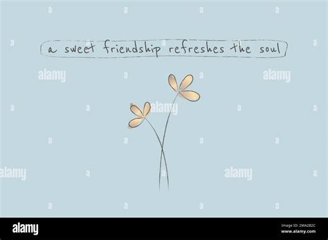 Friendship Quote Editable Template Vector On Aesthetic Blue Background