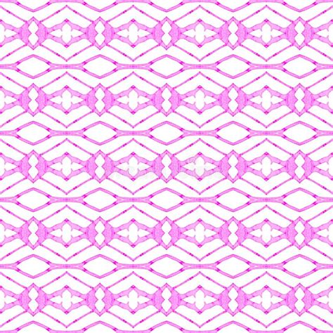 Geometric Seamless Pattern Black Symmetrical Stock Illustration