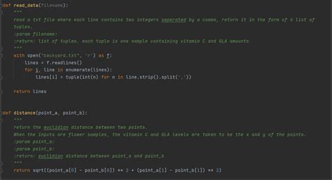 Solved Def Readdatafilename Read A Txt File Where Each