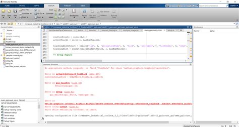 Problems Connect Com Ports Using Codes In Setupm And Mainpplcountvizm In Matlab Sensors