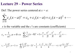 11 2 Properties Of Power Series
