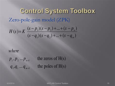 Ppt Matlab And Its Control Toolbox Powerpoint Presentation Free