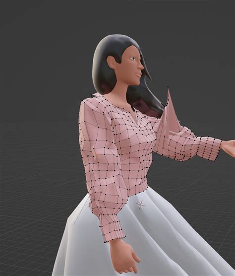 Cloth Simulation Vertices On Mesh Keep Distorting And Revert Back To