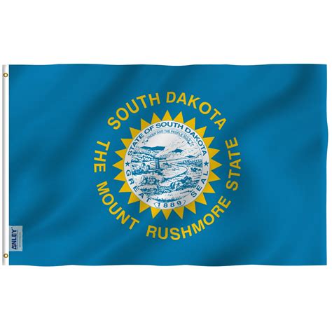 Anley Fly Breeze 3x5 Foot South Dakota State Flag Vivid Color And Uv