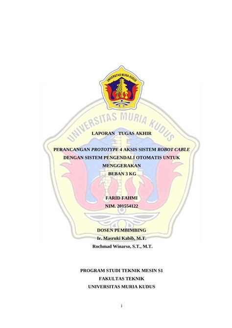 pdf laporan tugas akhir perancangan prototype robot … dokumen tips