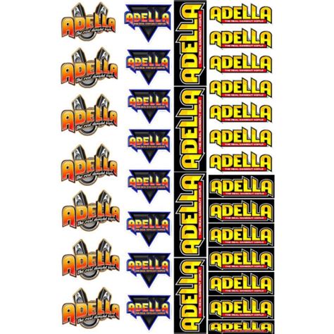 อเดลลา สติ๊กเกอร์ เบรกติส 33 ชิ้น กันน้ํา เมทริกซ์ 1 แผ่น ขนาด 30ซม X 45ซม Shopee Thailand