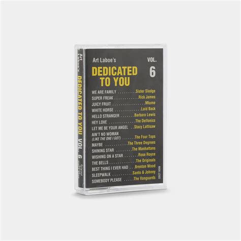 Art Laboe Dedicated To You Vol 6 Cassette Tape