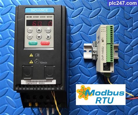 Plc Delta Modbus Rtu Inovance Md200 Tutorial